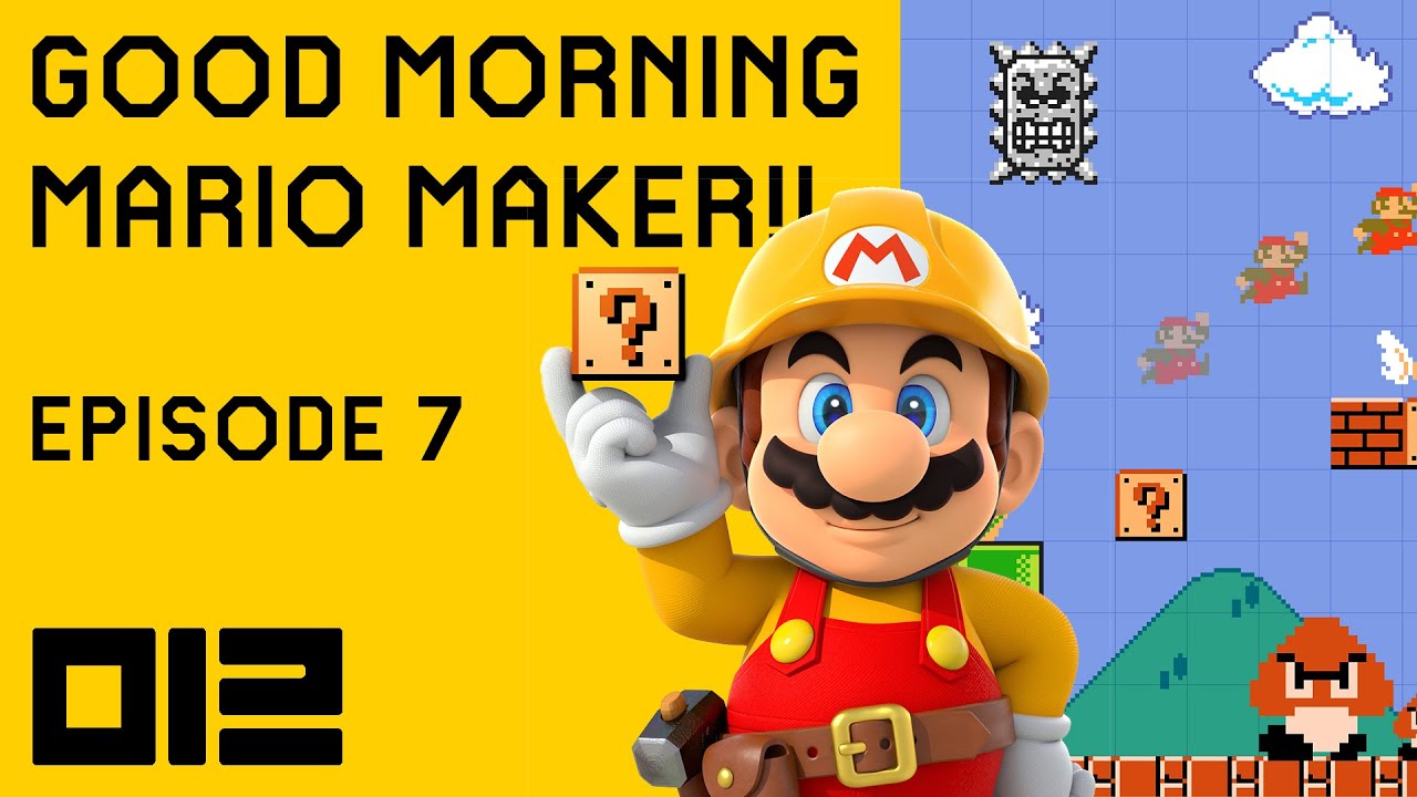 Good Morning Mario Maker!! - Episode 7 - Bumpers of Doom - YouTube