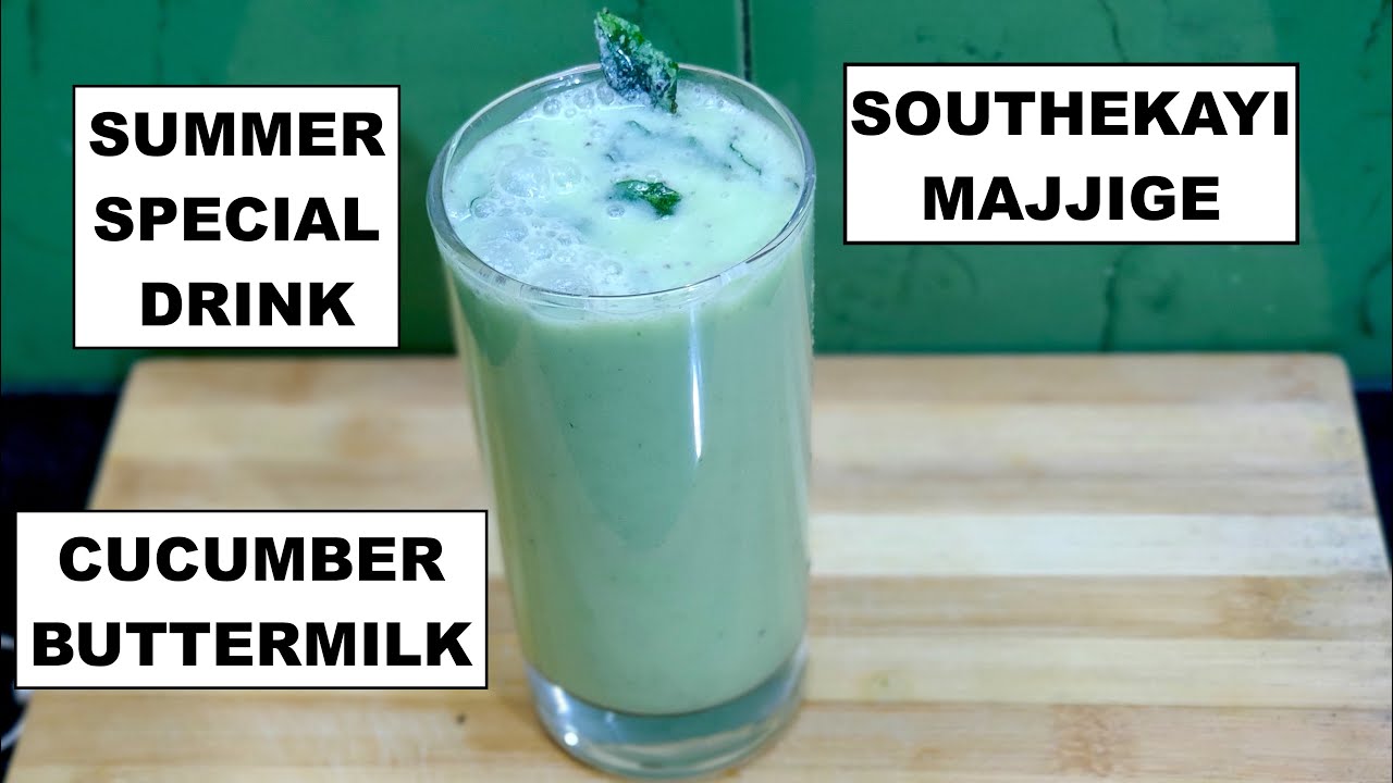 Cucumber Buttermilk | How to Make buttermilk at Home | Summer Special ...