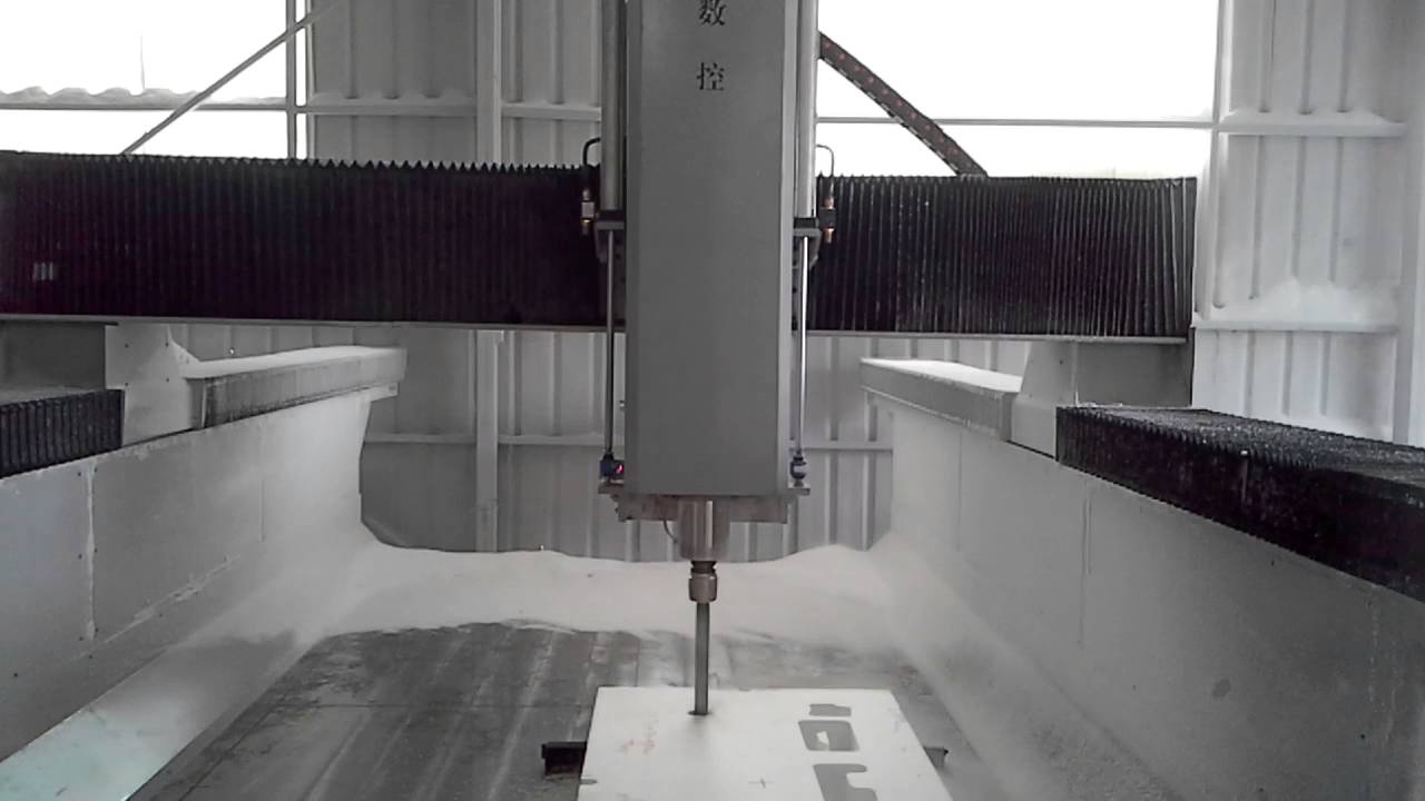 CNC machine for foam pattern using lost foam casting process-02 - YouTube
