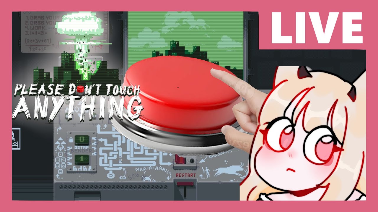 NO TOQUES el BOTÓN I Vtuber - YouTube