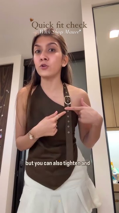 Amalfi top & fit checks? @oorjashah got both on repeat 💫 - YouTube