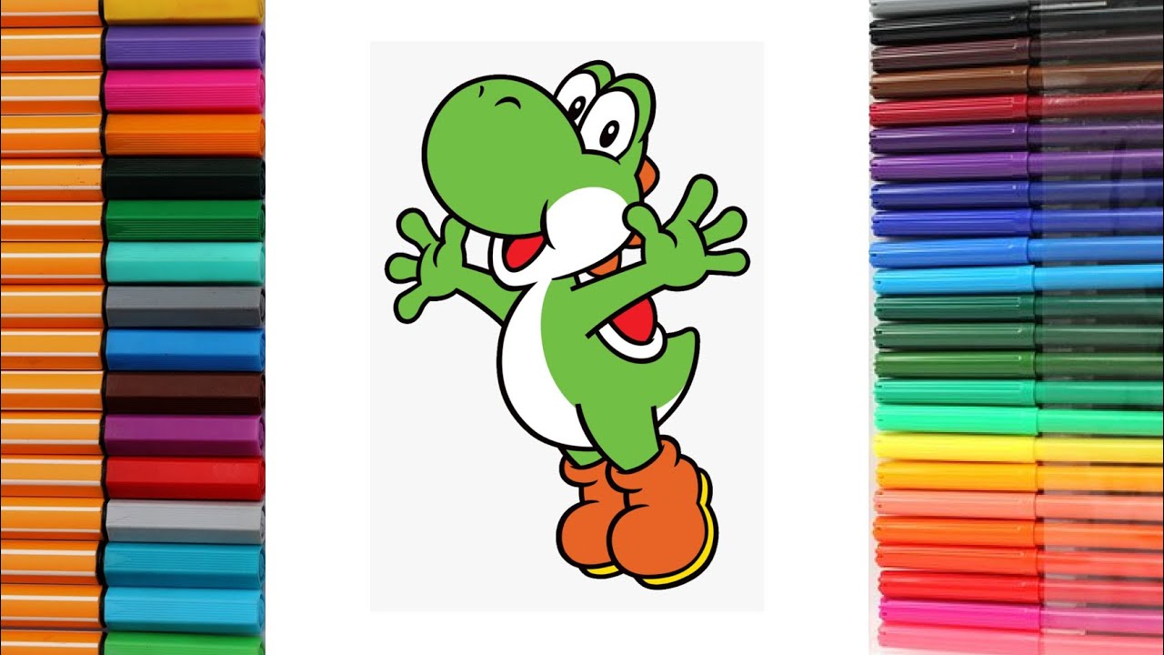 How to draw Super Mario Dragon step by step - YouTube