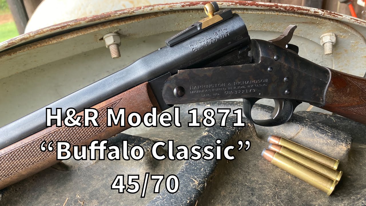 Harrington and Richardson Model 1871 Buffalo Classic. - YouTube