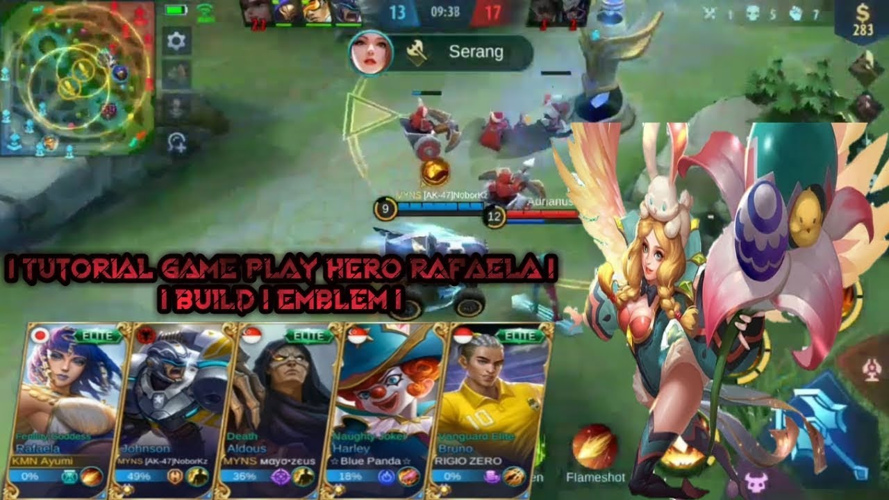 | Tutorial Game Play Hero Rafaela | Build | Emblem | - YouTube