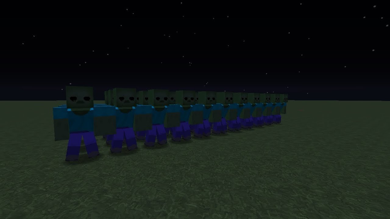 THE ZOMBIE HORDE IS HERE!!!!! - Minecraft - YouTube