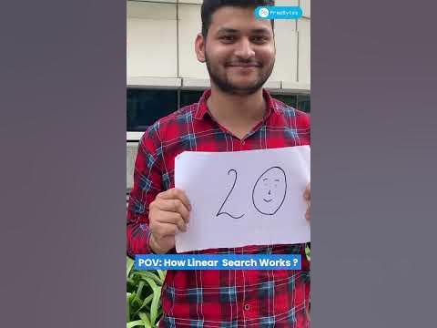 How Linear Search Works in Real Life? 😎😎 - YouTube