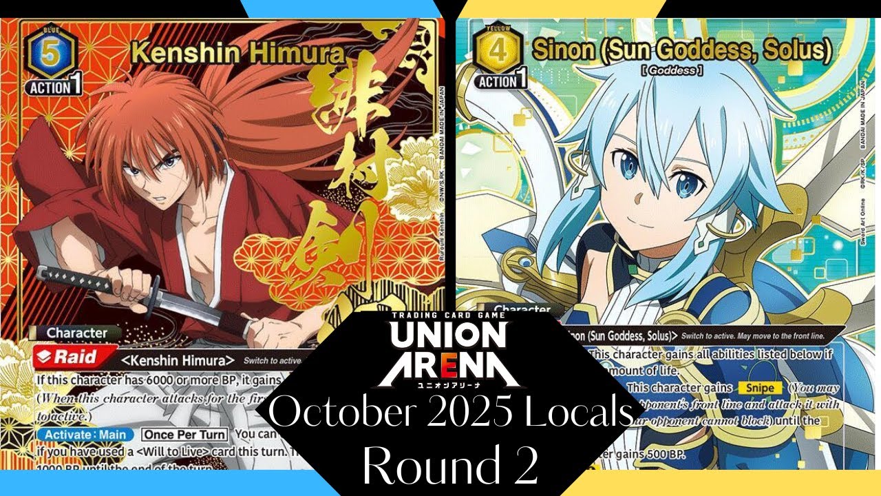 Blue Kenshin vs Goddess \ Union Arena / Round 2 Locals Live Gameplay ...