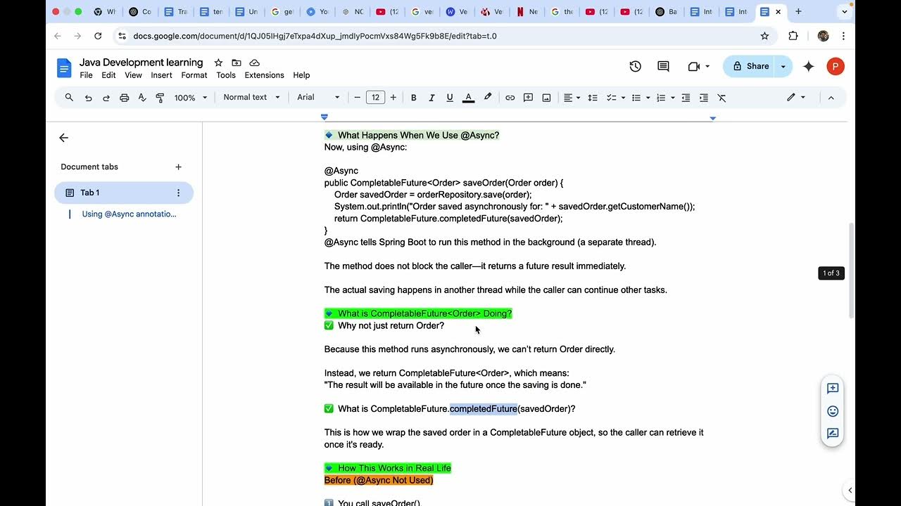 Async Annotation in Java and its uses - YouTube