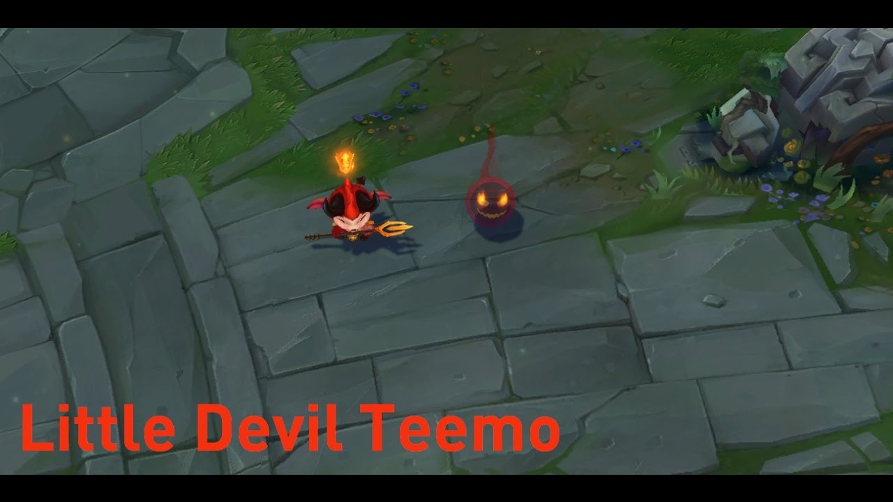 Little Devil Teemo Skin - YouTube