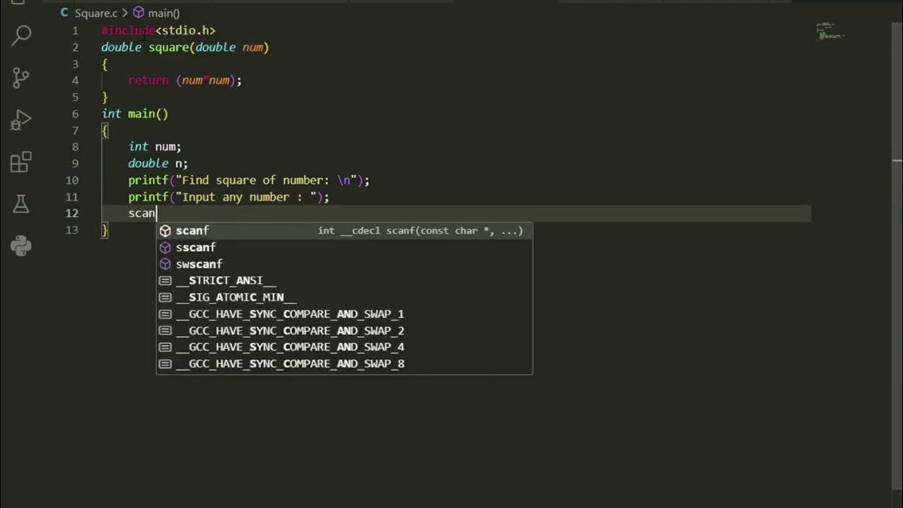 Finding Square Of A Number Using FUNCTION IN C YouTube finding-square-of-a-number-using-function-in-c-youtube