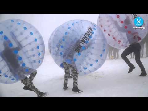 Bizon Body Zorbing in Shahdag Mountain Resort 2016