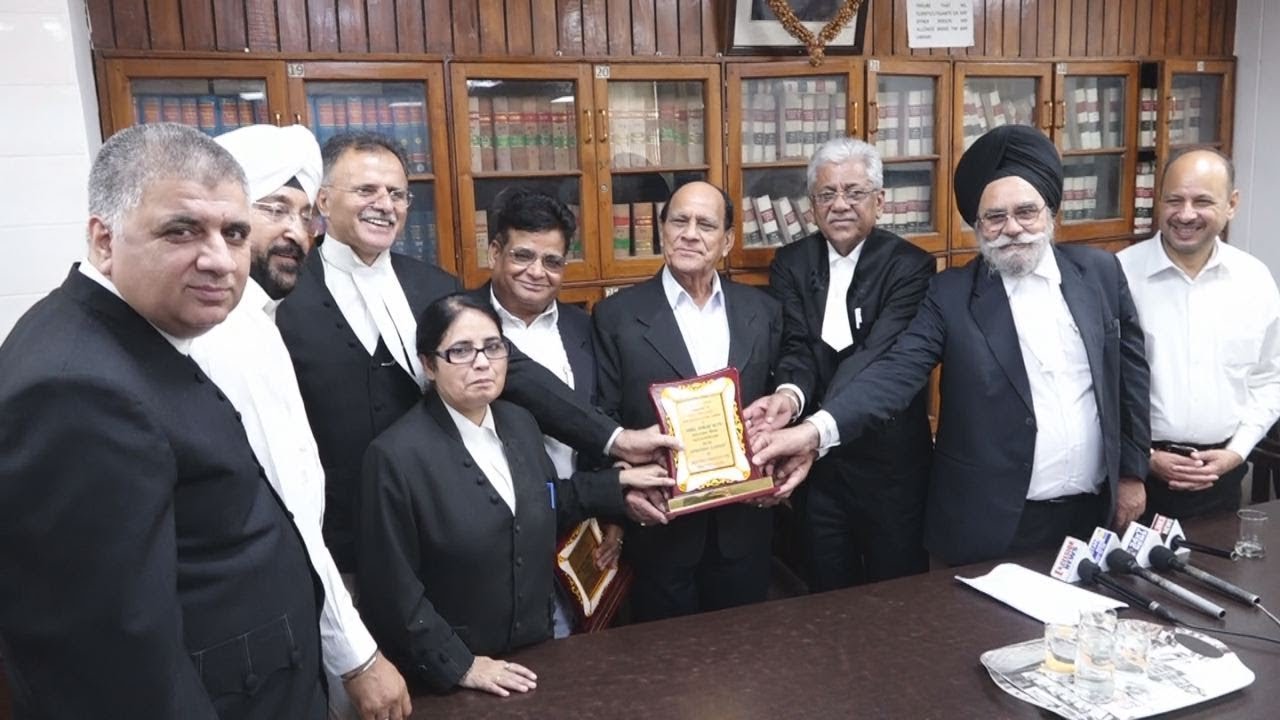 Bar Association Jammu felicitates advocates Chander Mohan Sharma, Onkar ...