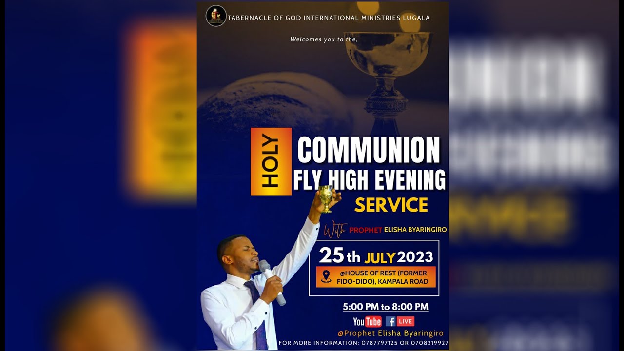 HOLY COMMUNION FLY HIGH EVENING SERVICE (003) - YouTube
