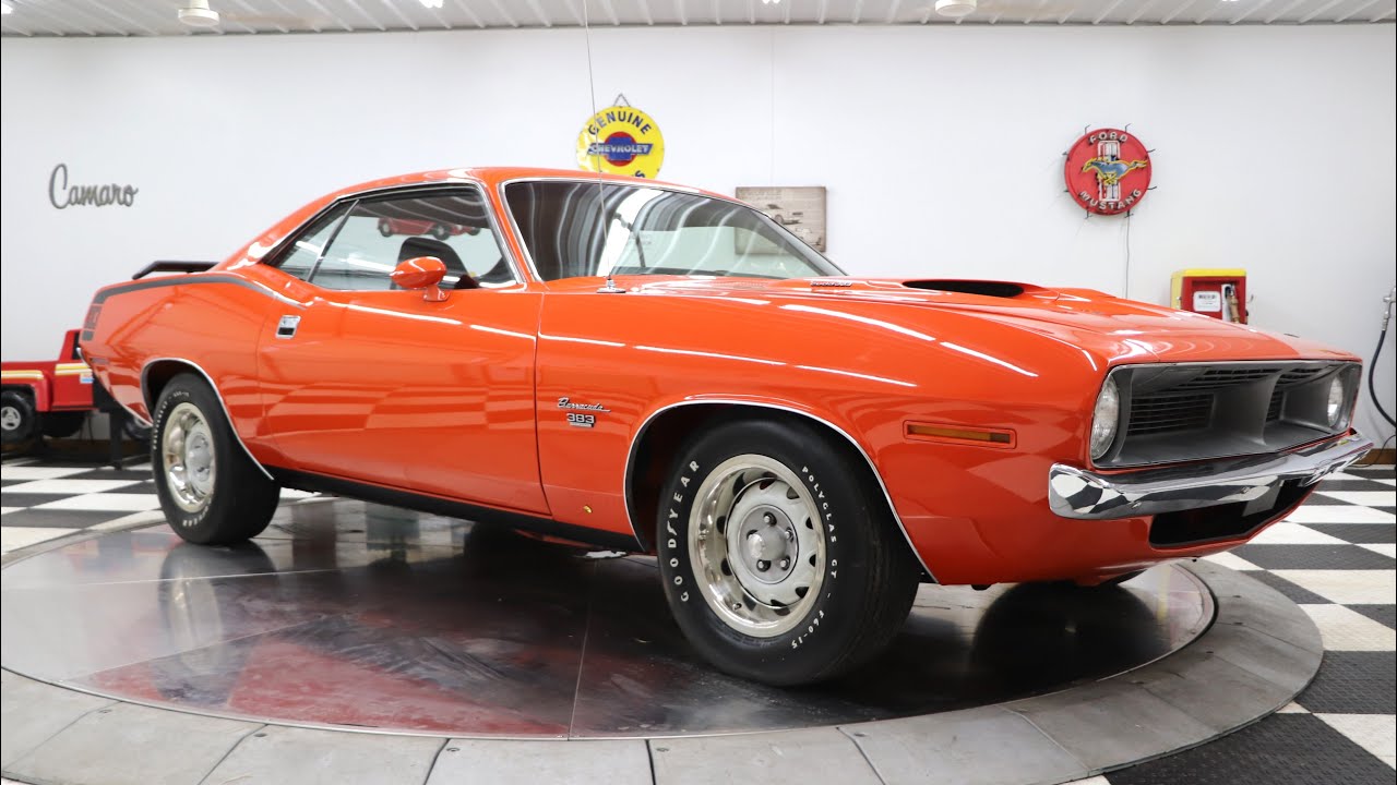 Barracuda Car 1970 Orange