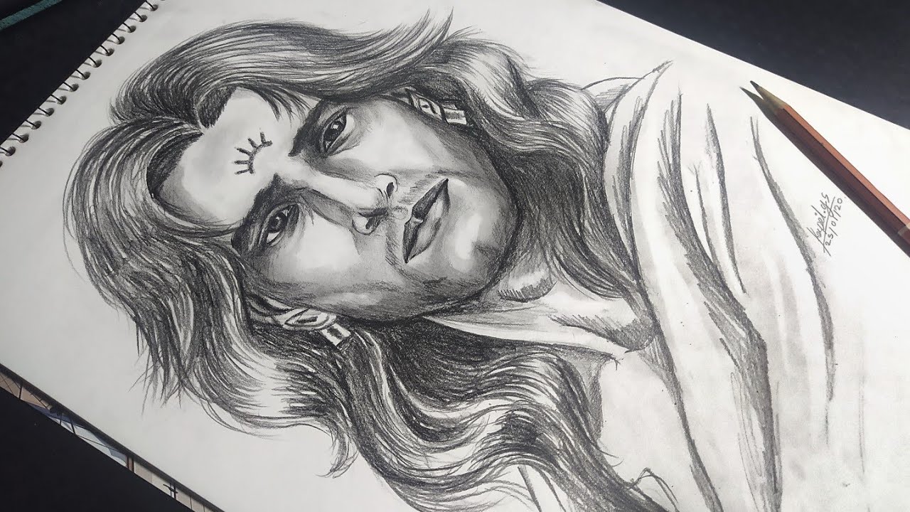 sketch of karna | drawing aham sharma as karna | realistic sketch of ...