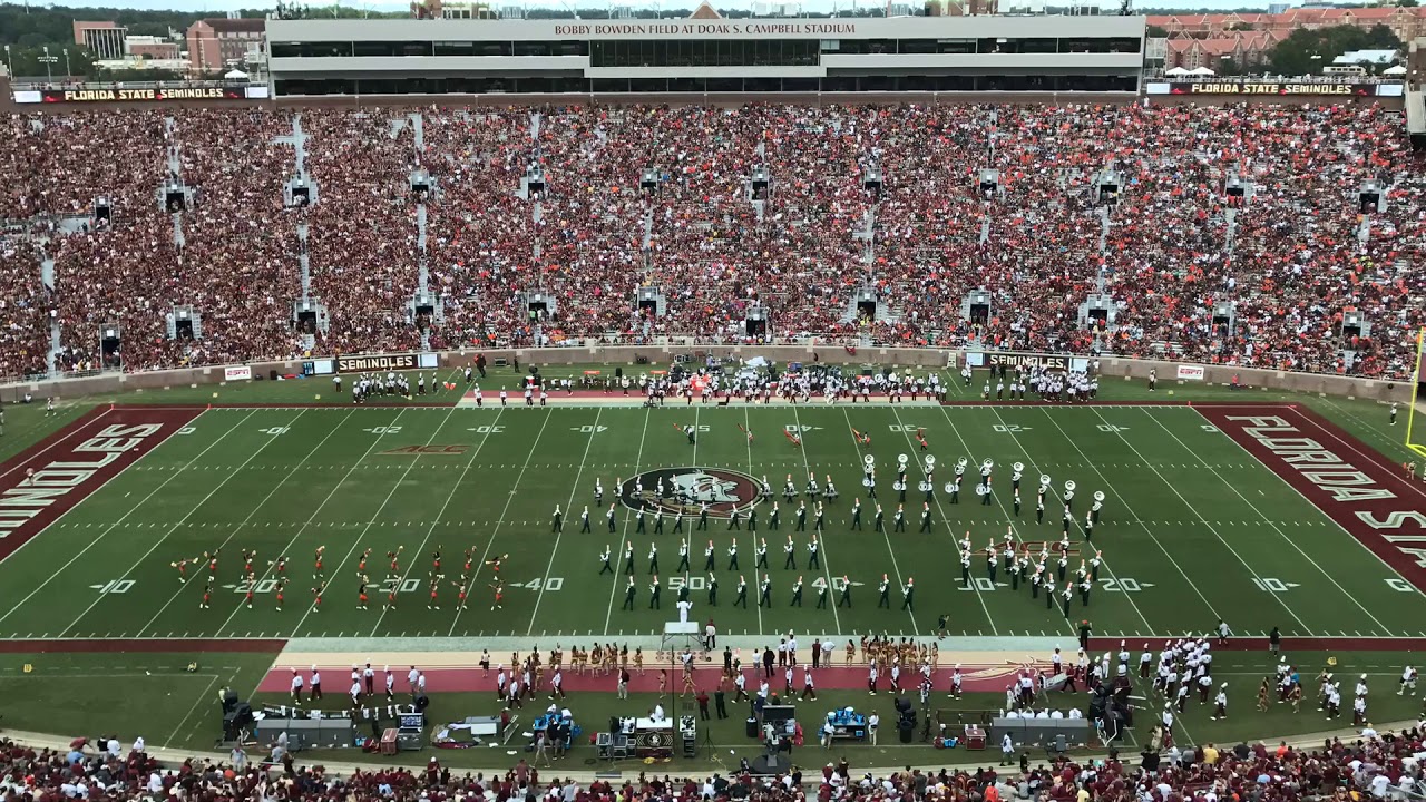 Miami Hurricanes Band of the Hour MIA vs FSU game | OCT 7 2017 - YouTube
