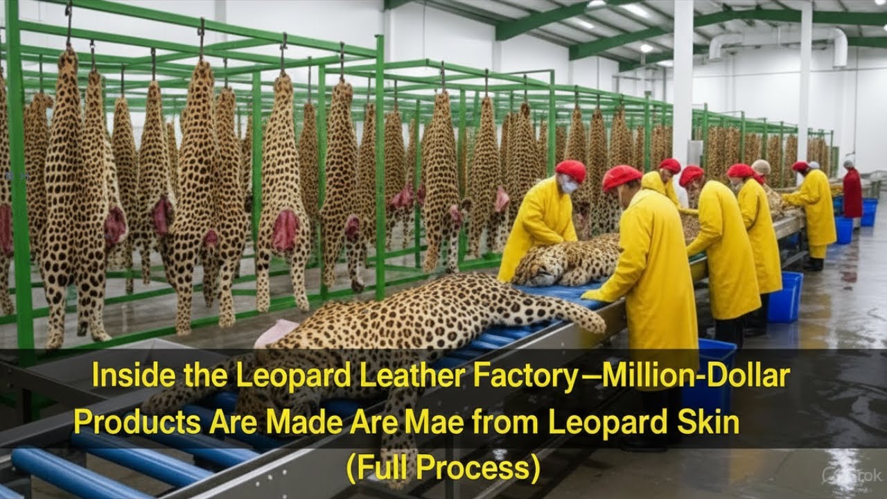 The Spotted Titan: Inside the Billion-Dollar Leopard Leather Factory ...