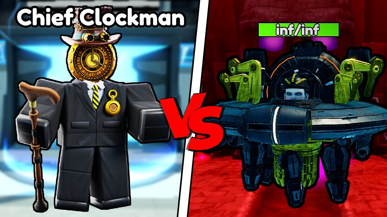 100 CHIEF CLOCKMAN vs THE MOTHERSHIP!! (Skibidi Tower Defense) - YouTube