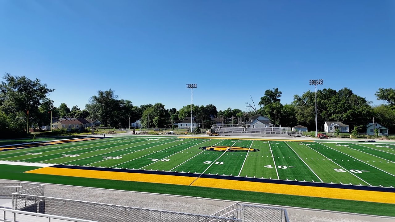 The Academy @ Shawnee - New Turf Field and Stadium - YouTube
