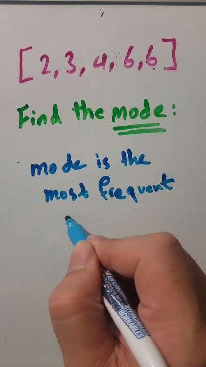 #maths, finding the mode... #mathematics - YouTube