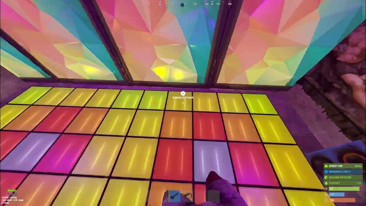 First dancing floor in Rust - YouTube