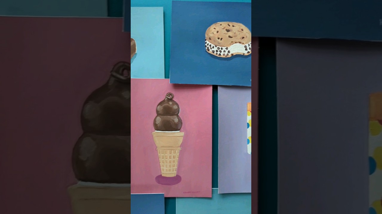 ice cream series complete! 🧡🍦🩷 - YouTube