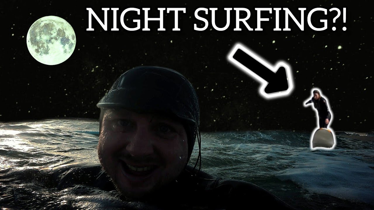 New Jersey Surfing: Night Surf Edition - YouTube