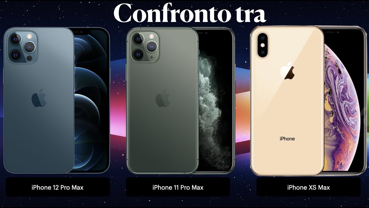 iPhone 12 Pro Max vs 11 Pro Max vs XS MAX - YouTube