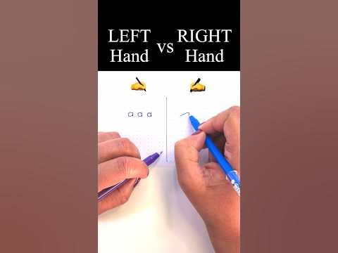 LEFT Hand vs RIGHT Hand Handwriting English Alphabets Shorts || # ...