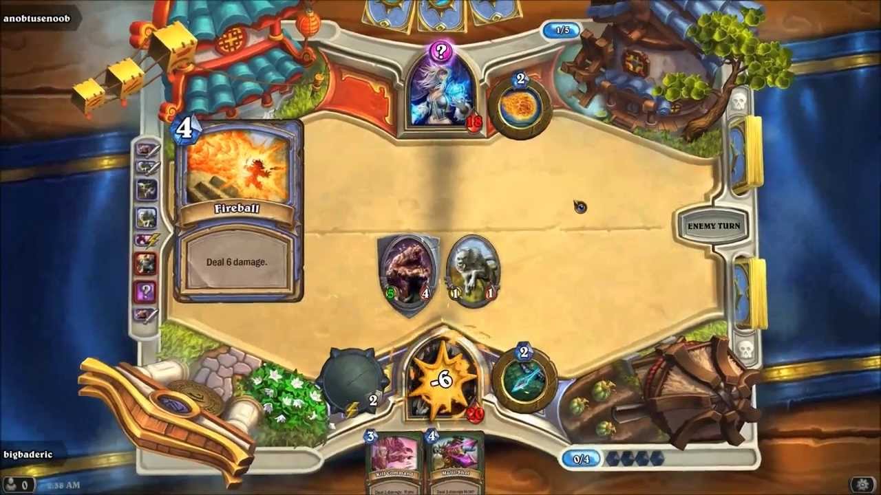 Hearthstone Constructed Play 1: Hunter King Krush Deck - YouTube