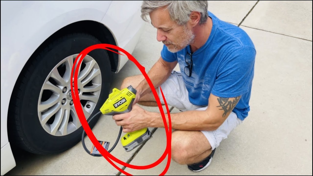 Ryobi P737D 18-Volt ONE+ Cordless High Pressure Inflator with Digital ...