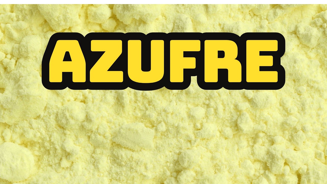 Azufre, ¿Qué es y para qué sirve? - YouTube