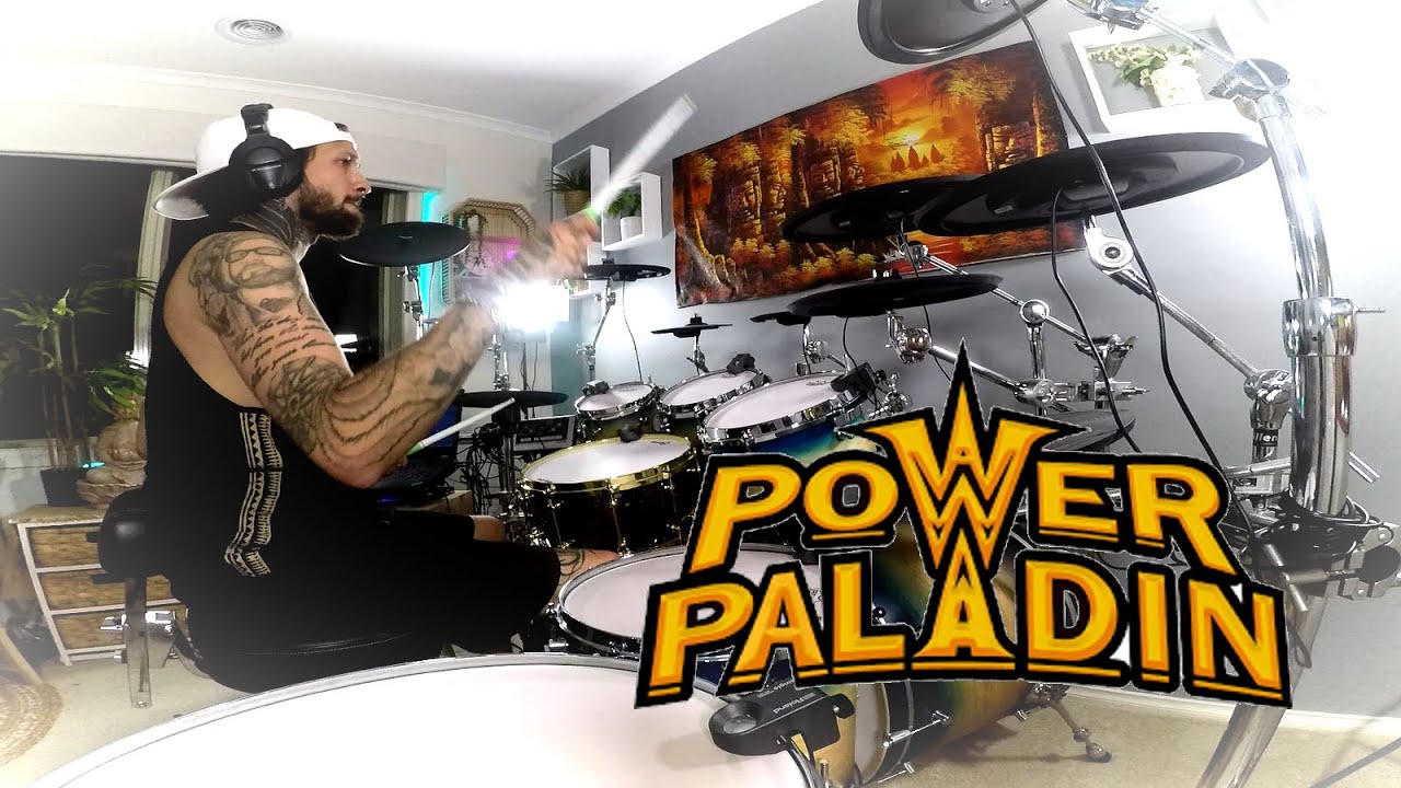 Power Paladin - "Righteous Fury" DRUMS - YouTube