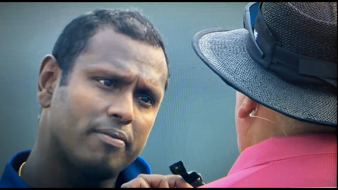 Unbelievable Umpiring Decision: Angelo Mathews Given Timed Out Without ...