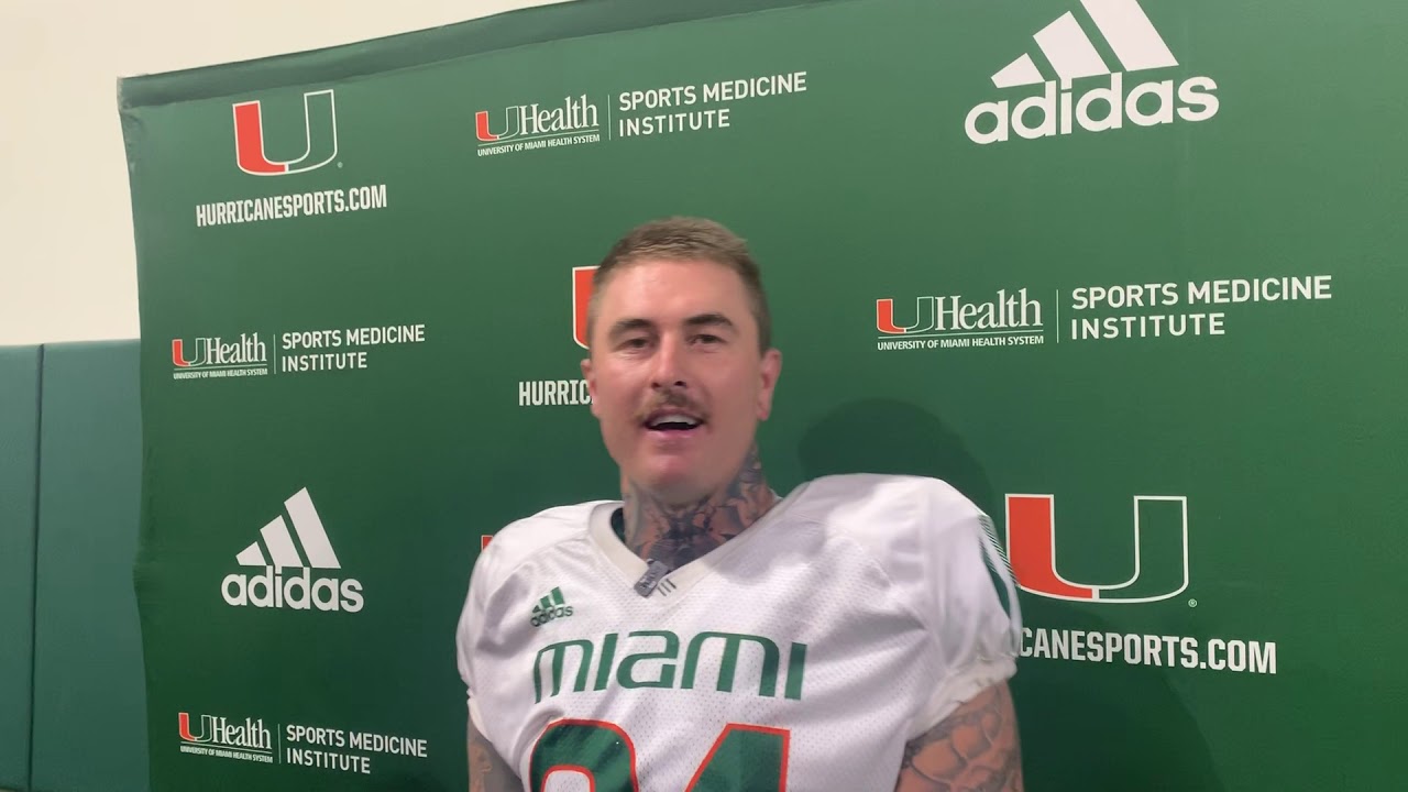 Miami Hurricanes Punter Louis Hedley is happy with welcome to Miami ...