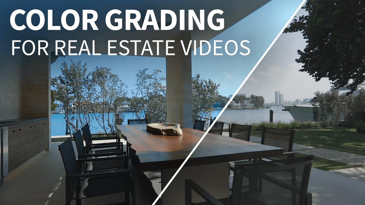 How To Easily Color Grade Real Estate Videos - YouTube