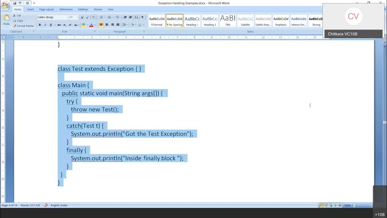 Core Java Checked And Unchecked Exceptions - YouTube