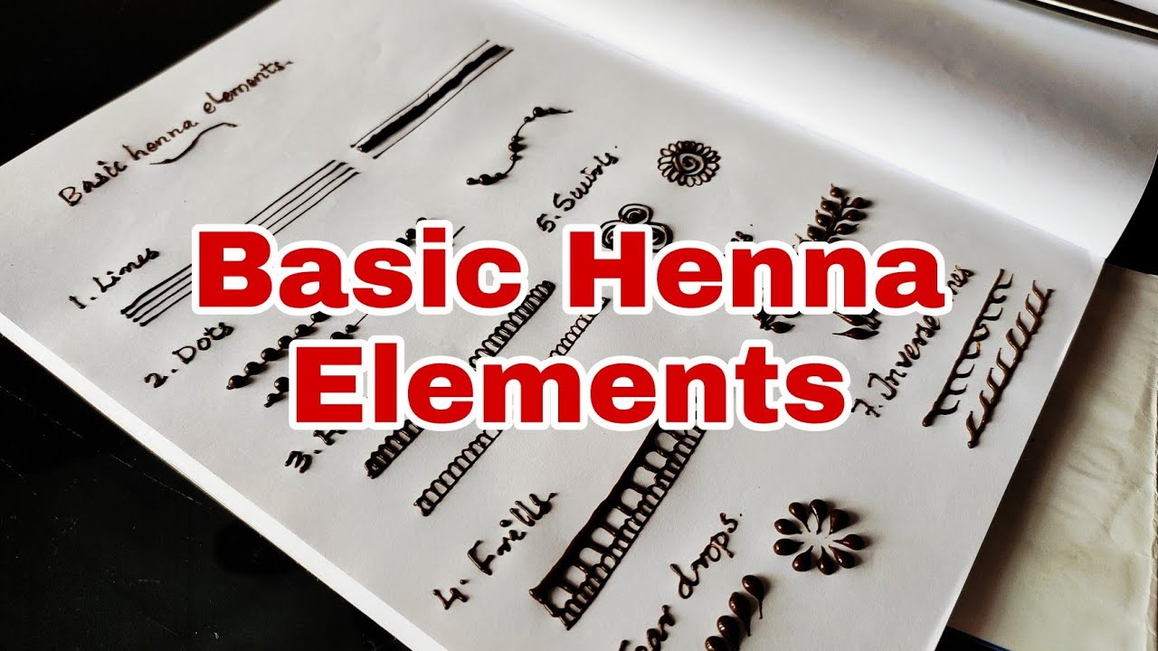 Basic Henna Elements | Henna Tutorials | Yoranna Hues # ...