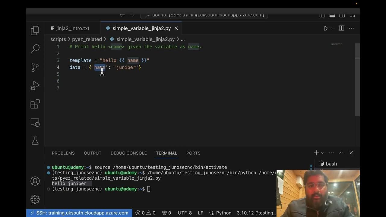 8 pyez jinja2 intro - YouTube