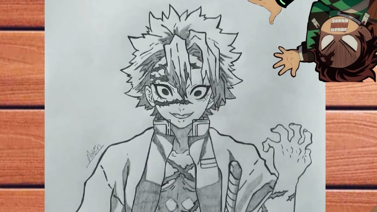 how to draw sanemi shinazugawa | Demon slayer [kimetsu no yaiba] | step ...