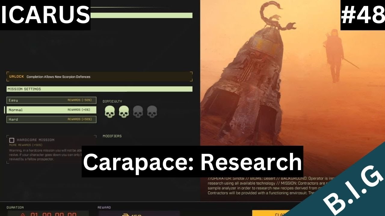 Icarus - Carapace: Research - S01.Ep.48 - YouTube