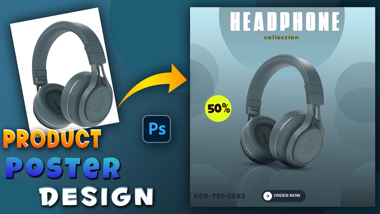 product poster design in photoshop || photoshop tutorials || Ashifur93 ...