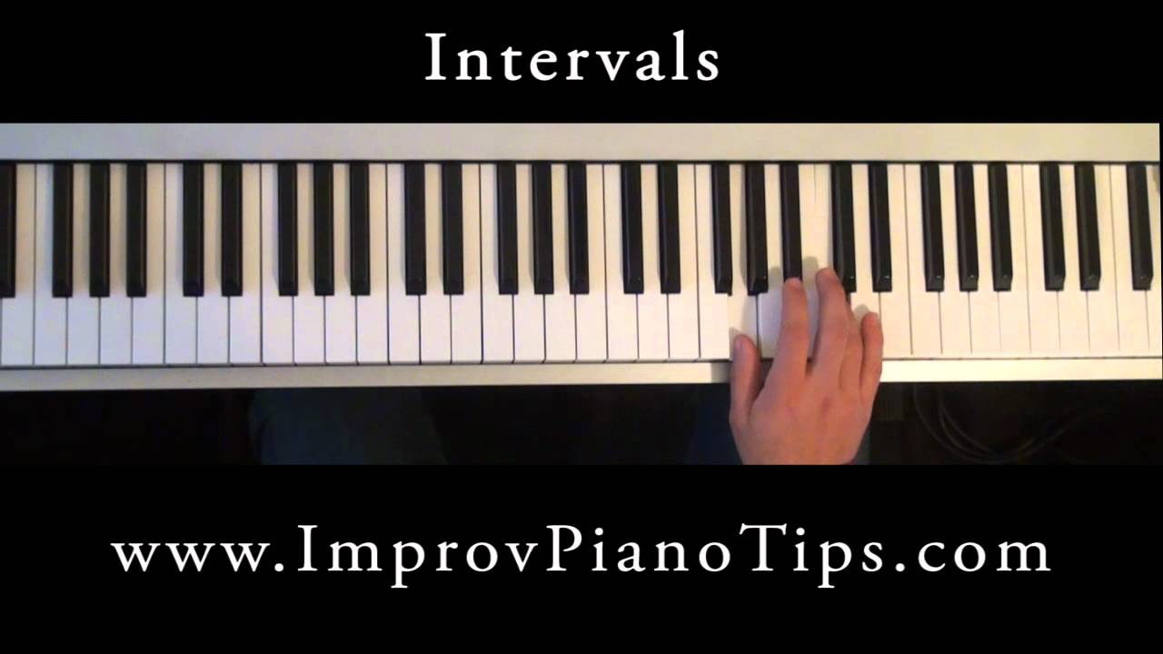How to play piano: The Basics (Intervals) - YouTube