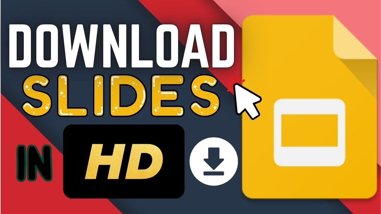How to Download Google Slides in High Resolution (HD) - YouTube
