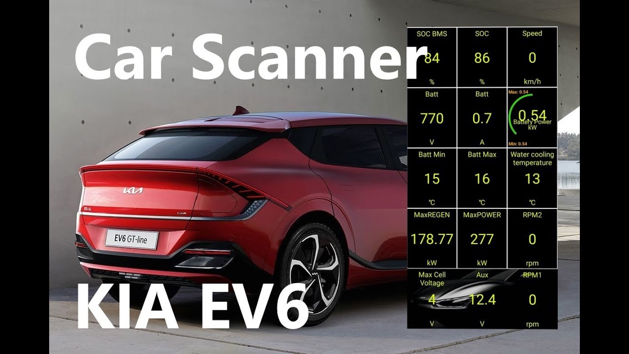 ⚡Car Scanner - KIA EV6 motor sounds and sensors in Car Scanner ELM OBD2 ...