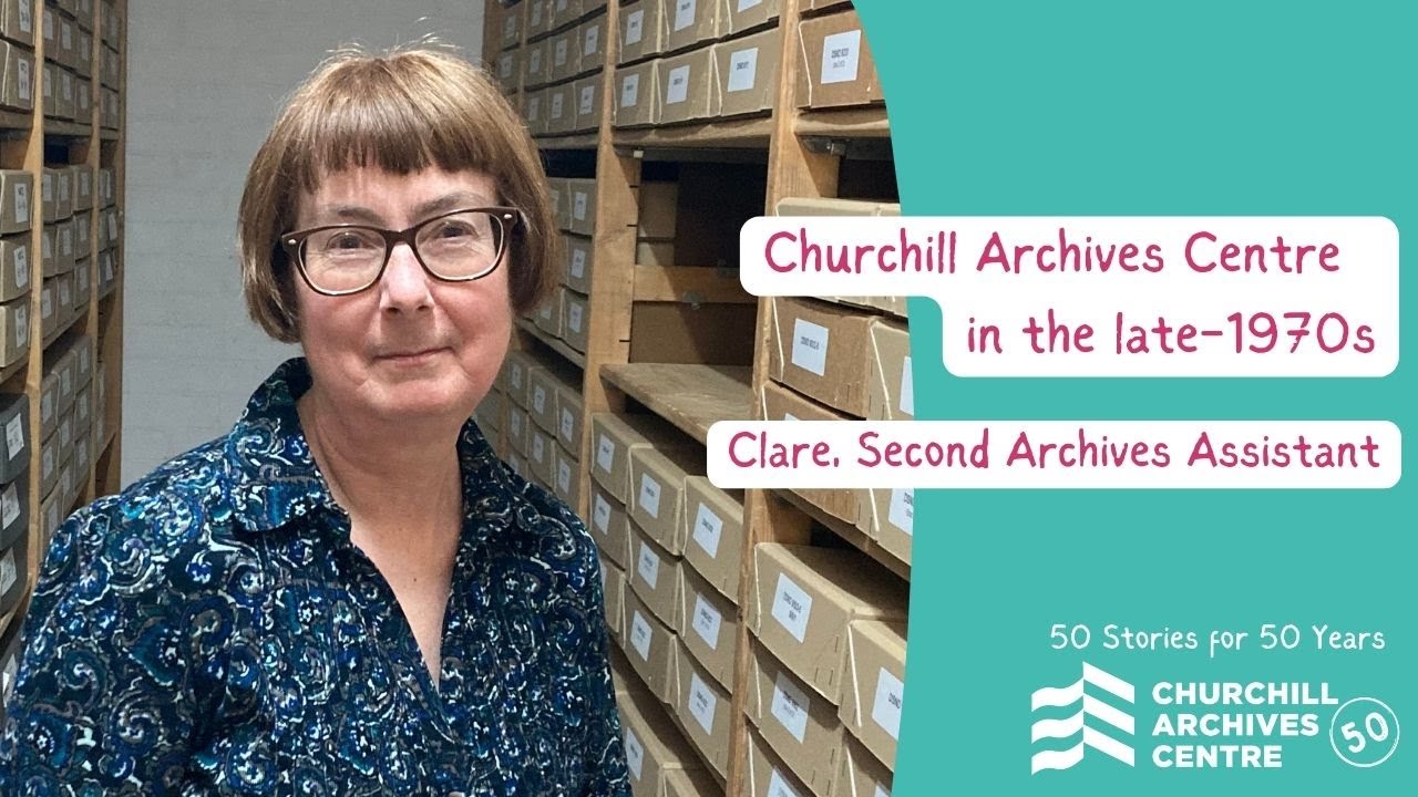 The second Archives Assistant at Churchill Archives Centre - YouTube