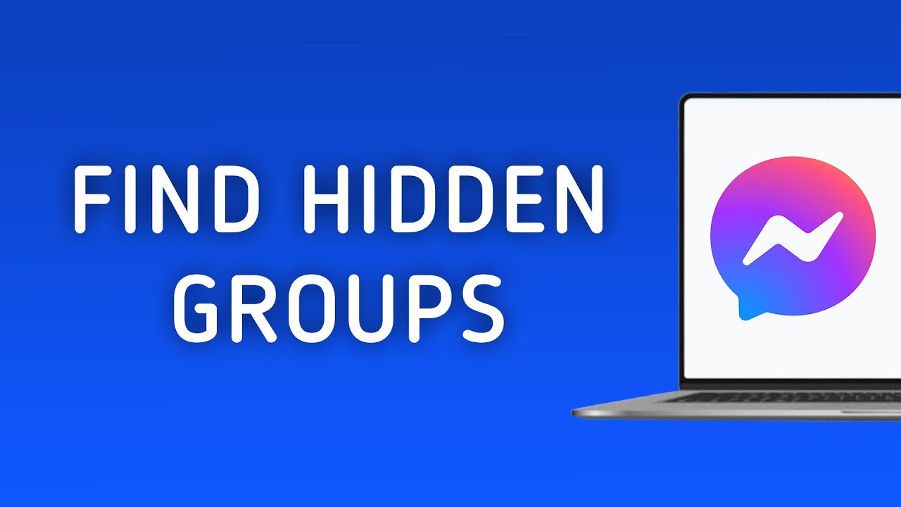 How To Find Hidden Groups On Messenger On PC - YouTube