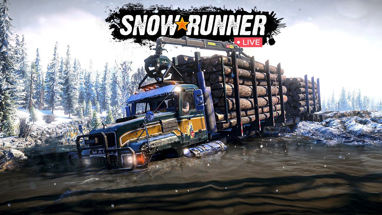 🔴LIVE - SnowRunner, Mack Trucks & More Alaska USA #5 - YouTube