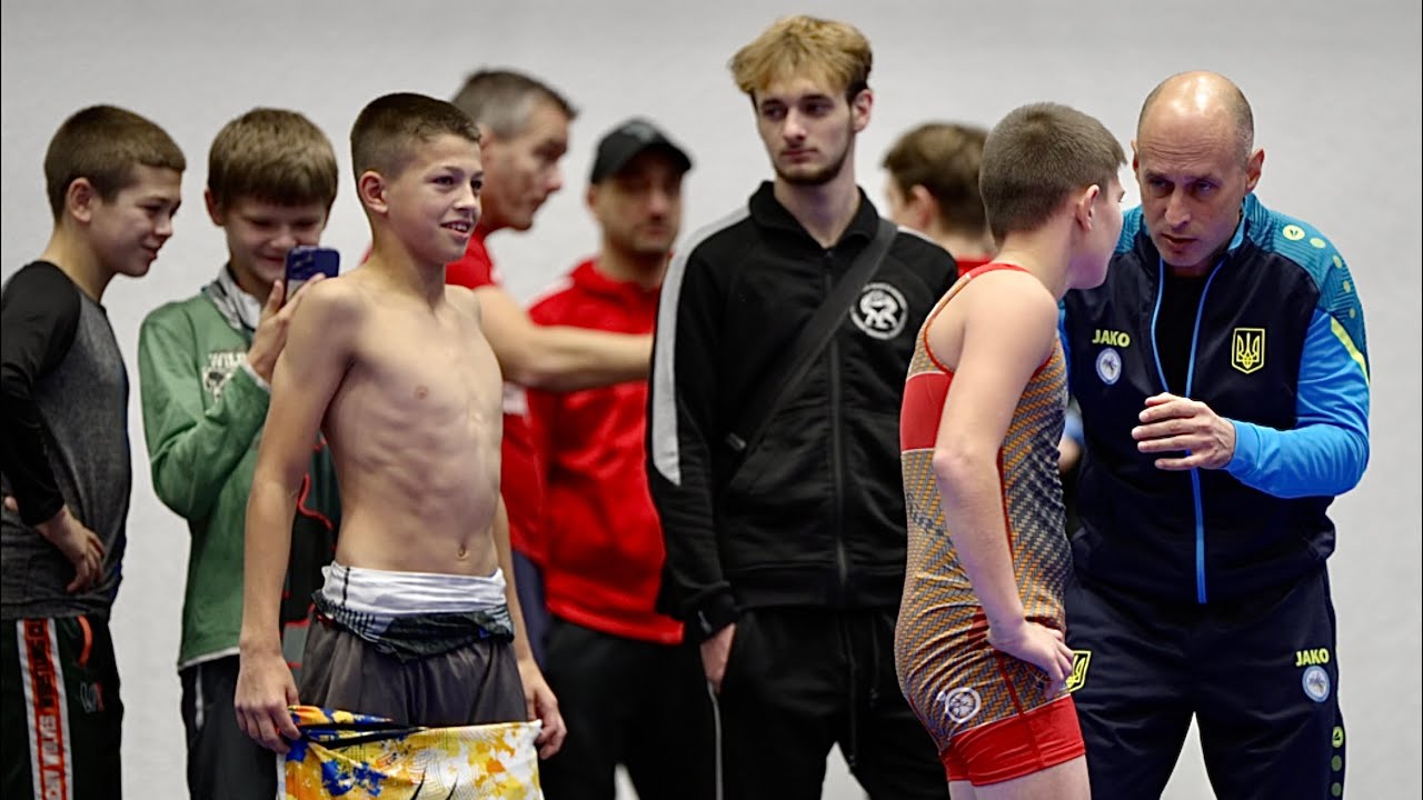 U13 Oleksandr Mischenko (UKR) vs Daniel Helenius (FIN) 47kg. Greco ...