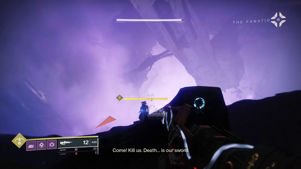 Destiny 2 Forsaken - The Fanatic Taunts You Over Cayde-6's Death - YouTube